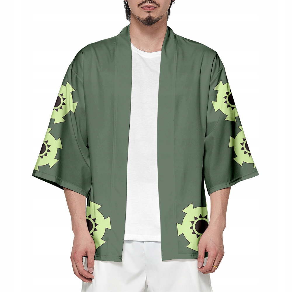 Anime One Piece Roronoa Zoro Cosplay Płaszcz Haori - 12956016346 ...