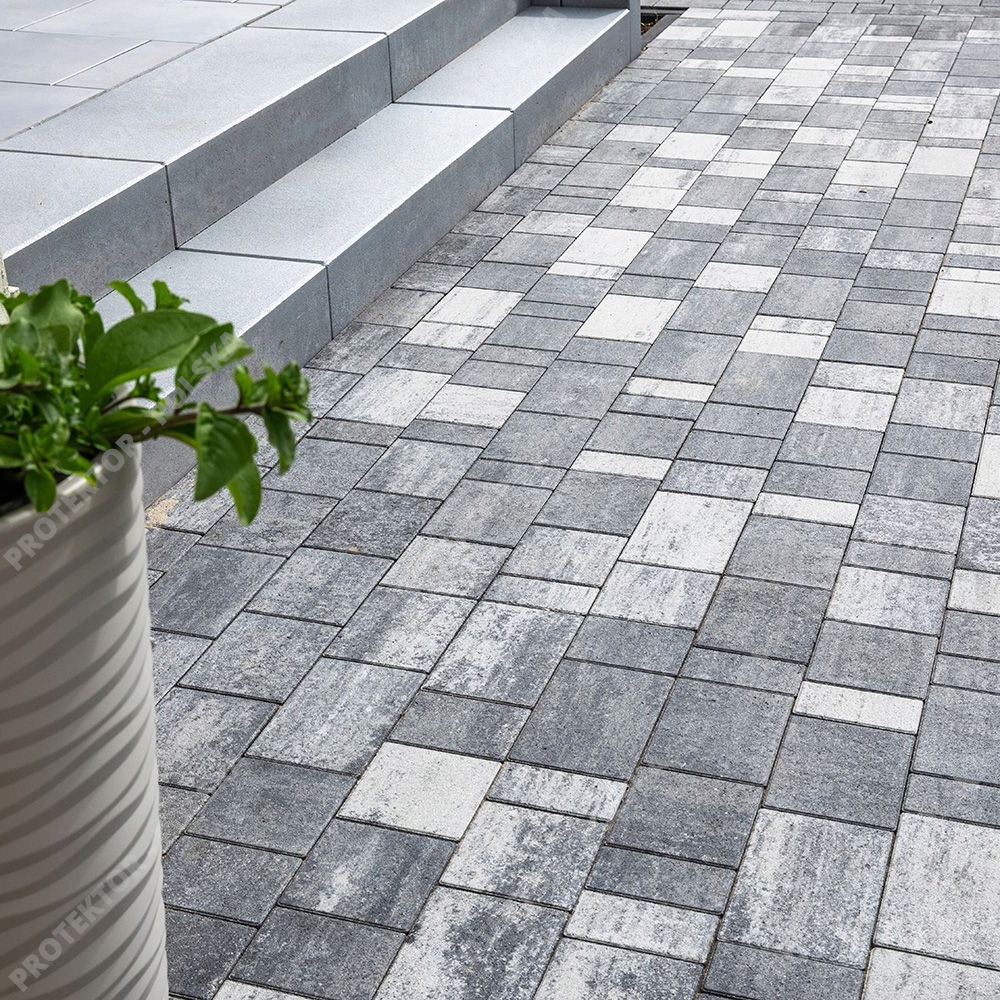 kostka brukowa TETRA BRUK-BET gr. 6cm kolor szary - 15026087565 - oficjalne archiwum Allegro