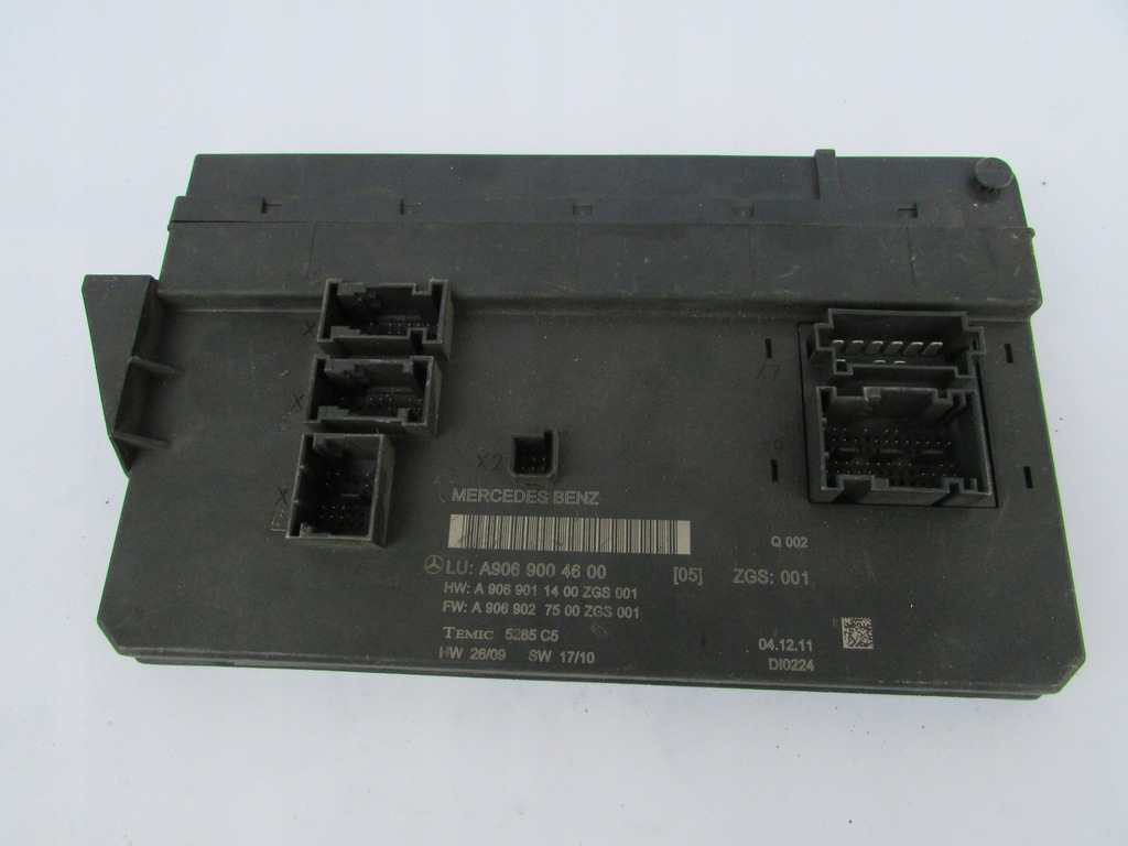 MODUŁ CENTRALNY SKRZYNKA BEZPIECZNIKÓW MERCEDES SPRINTER A9069004600 - 15465606811 - oficjalne ...
