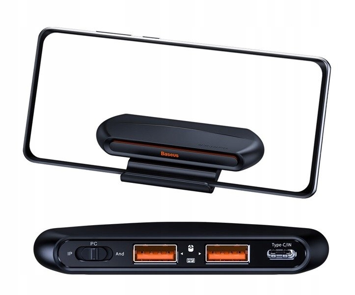 BASEUS ADAPTER BLUETOOTH HUB USB x2 STACJA DOKUJĄCA NA TELEFON DO ...