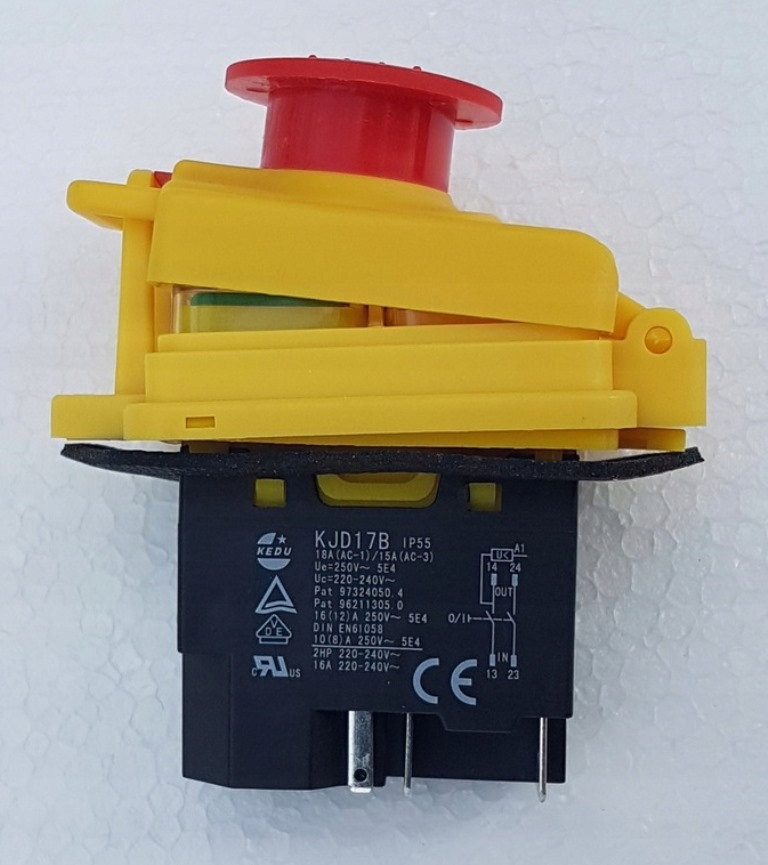 Włącznik wyłącznik elektromagnetyczny KJD17B 230 V - 10710388384 ...