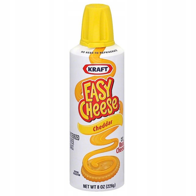 Ser w sprayu Cheddar Easy Cheese 226g z USA - 11222715244 - oficjalne ...