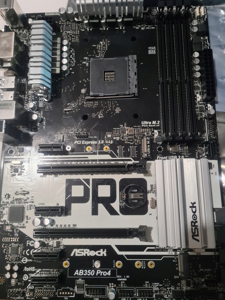 Płyta główna ASRock AB350 PRO4 AM4 pod ryzeny [208] - 14900510567 ...