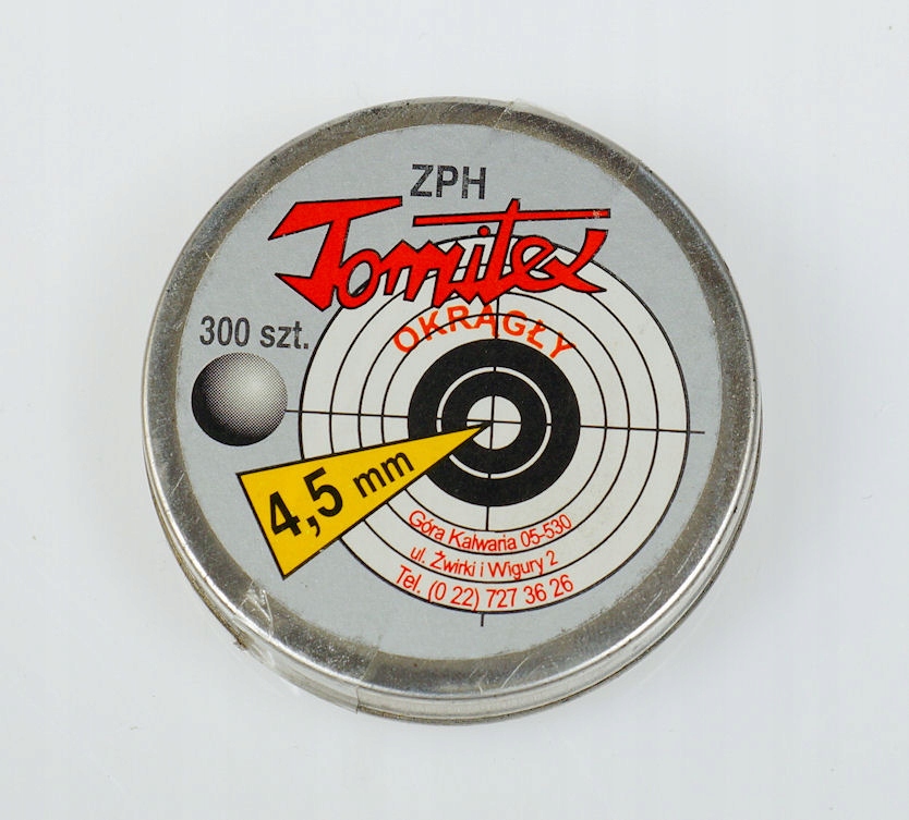 Tomitex - Śrut okrągły kula 4,5mm - BBs - 2x300szt - 12291675596 - oficjalne archiwum Allegro