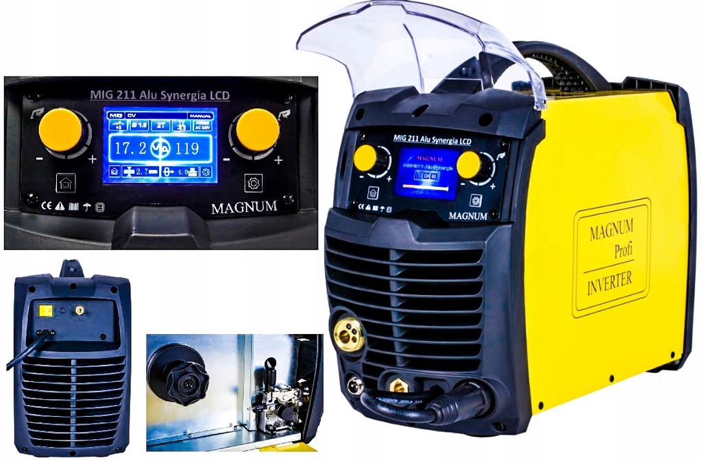 SPAWARKA MIGOMAT MIG 211 ALU TIG LIFT SYNERGIA 3W1 - 9896643704 - oficjalne archiwum Allegro