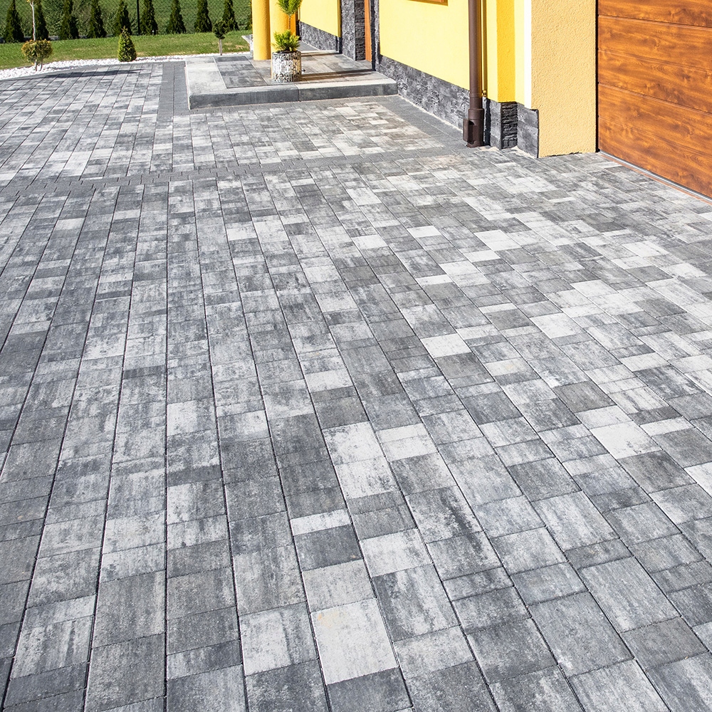 Bruk Bet Kostka Brukowa TETRA 6cm GRAFIT - 10597136439 - oficjalne archiwum Allegro