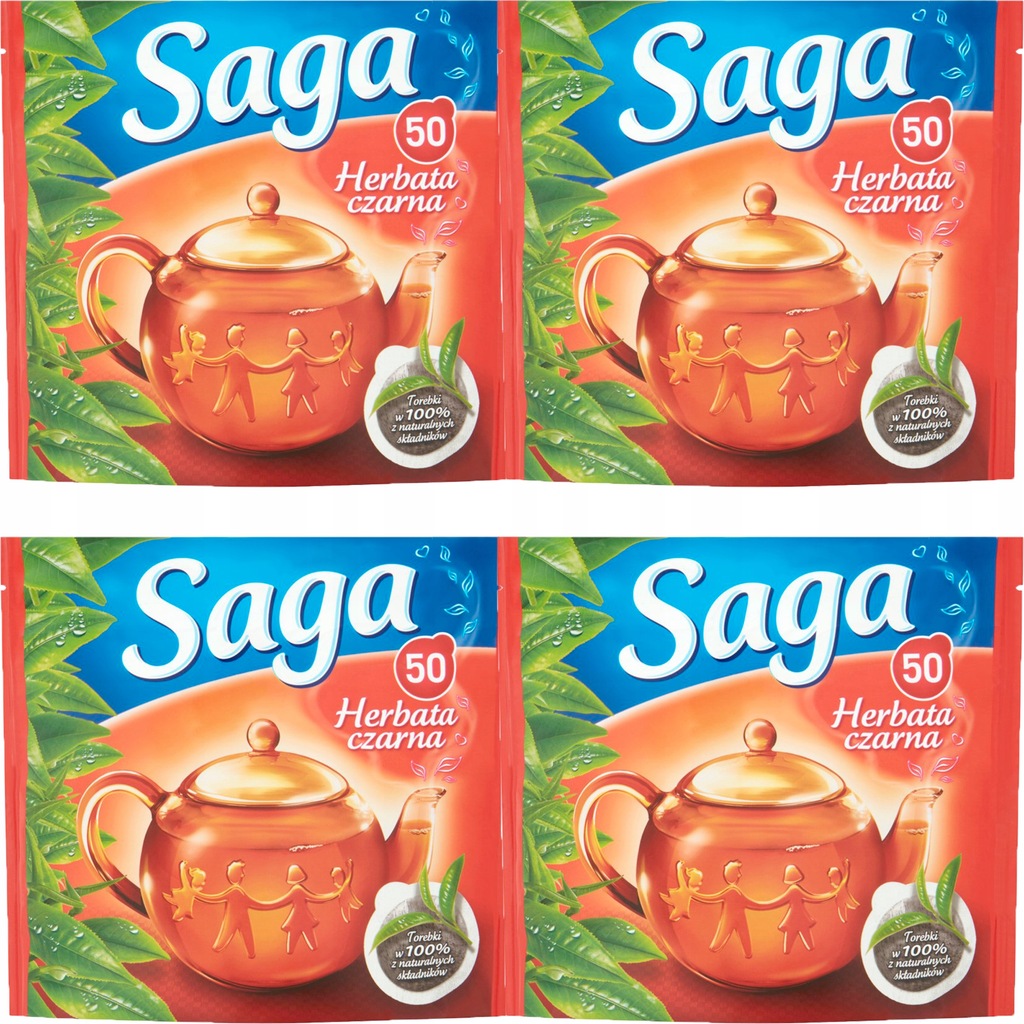Saga Herbata czarna ekspresowa 200 TB - 13170600328 - oficjalne ...