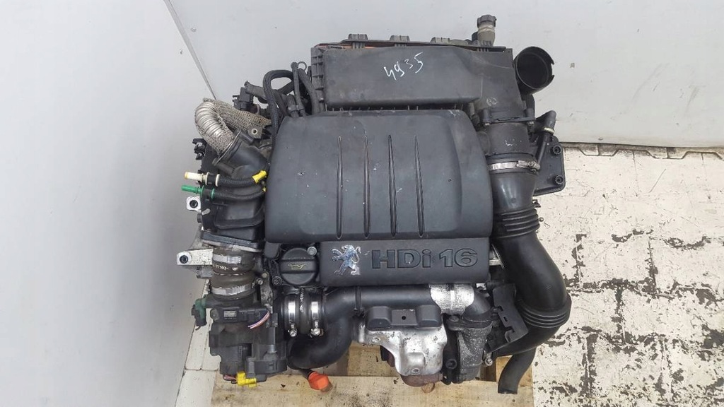 SILNIK KOMPLETNY PEUEOT 307 1.6 HDI 9HZ 10JB06 - 13317129922 - oficjalne archiwum Allegro