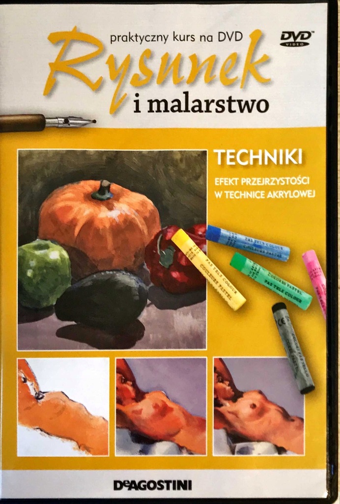 DVD RYSUNEK I MALARSTWO TECHNIKI 14 - 13278392178 - oficjalne archiwum Allegro