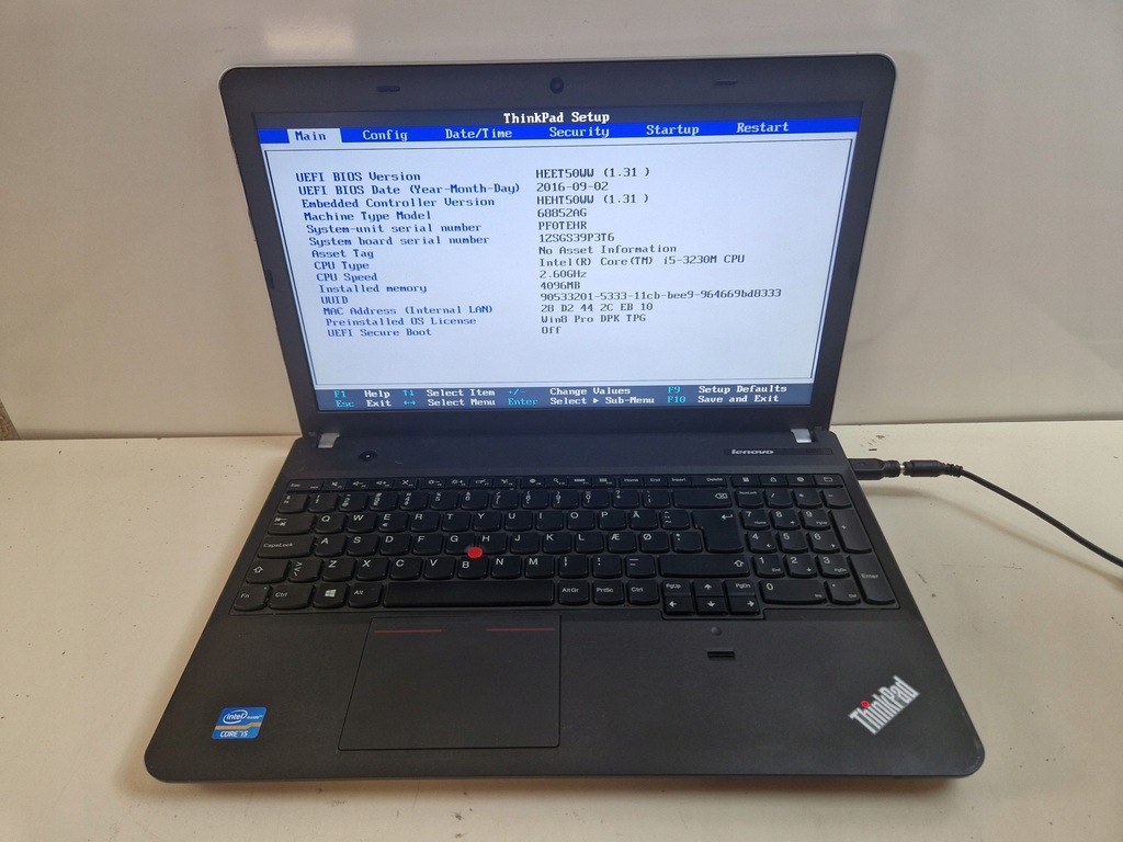 Lenovo ThinkPad E531 i5 (2274234) - 17553349632 - oficjalne archiwum Allegro