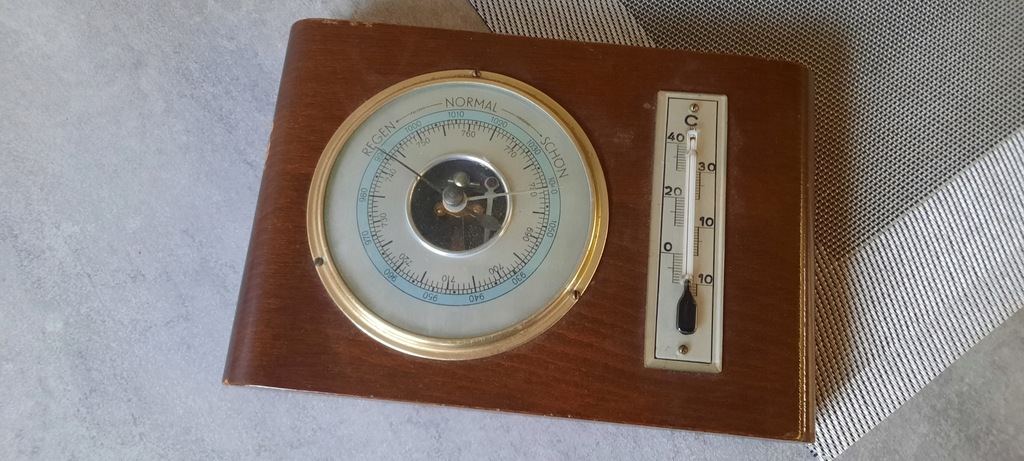 Barometr Termometr Higrometr Forster PRL DDR RFN - 12776039495 ...
