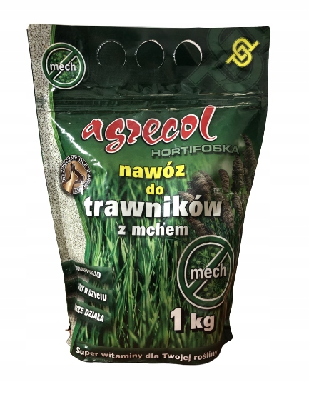 Hortifoska do trawnika z mchem 1kg -Agrecol - 13892244942 - oficjalne archiwum Allegro