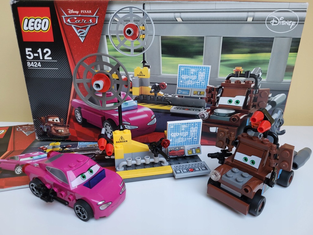 LEGO 8424 Disney CARS 2 Auta 2 Złomek Superszpieg - 12351997459 ...