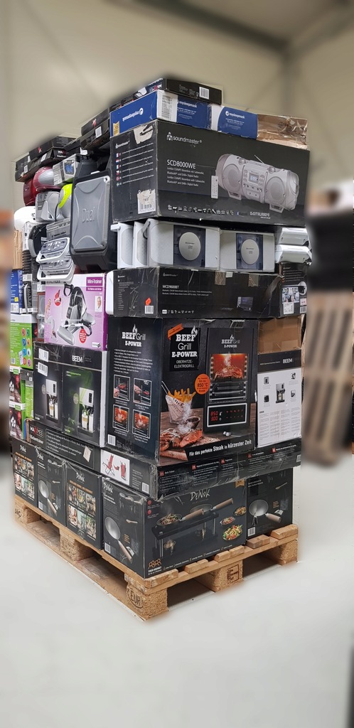 PALETA MIX AGD RTV RETURY ZWROTY BC - 13313220335 - oficjalne archiwum Allegro