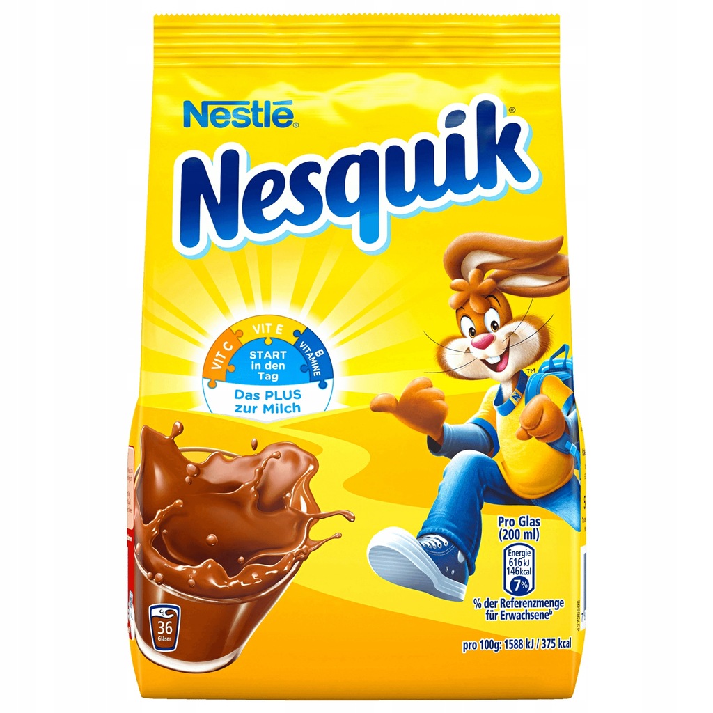 NESTLE NESQUIK 400 g KAKAO ROZPUSZCZALNE - 9365750981 - oficjalne ...