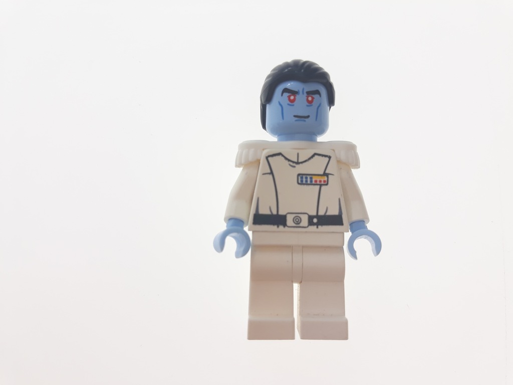 LEGO figurka star wars Admiral Thrawn Custom U - 12481227733 ...