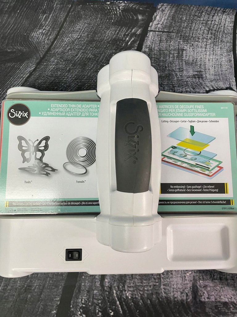 Y868 Sizzix maszyna do wykrawania i wytłaczania - 12795639498 - oficjalne archiwum Allegro