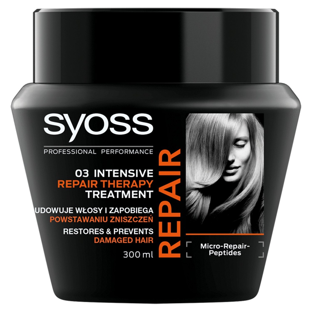 Syoss Repair Therapy Maska Do Włosów 300 ml - 13927727496 - oficjalne ...