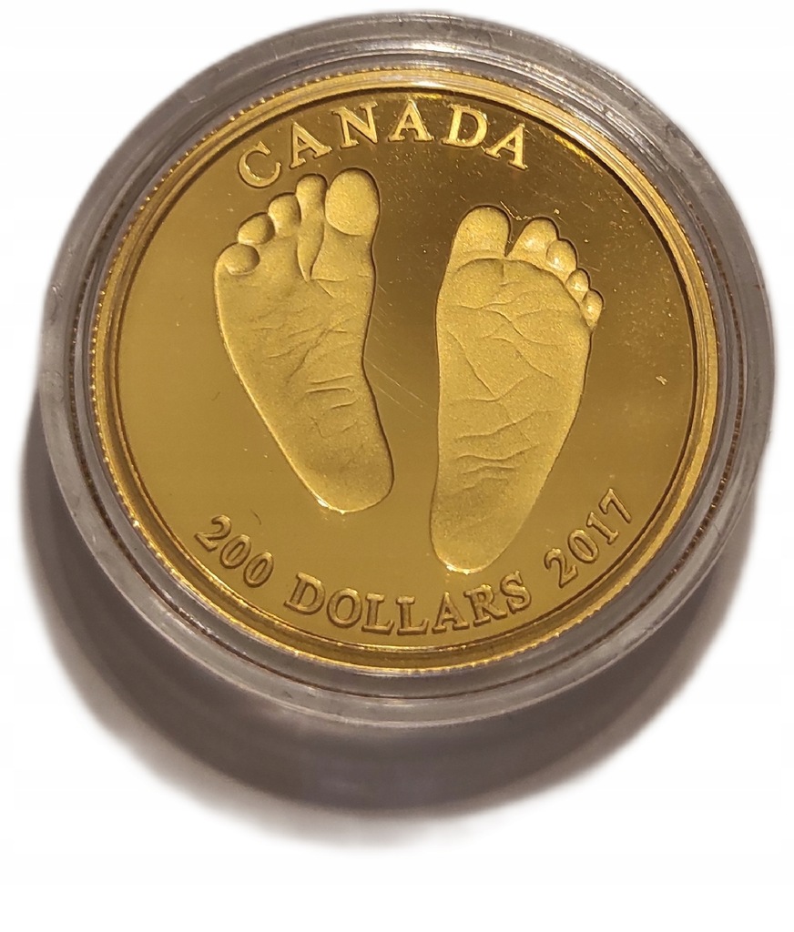 200 dolarów Kanada złota moneta Witaj na świecie - 14109418751 - oficjalne archiwum Allegro