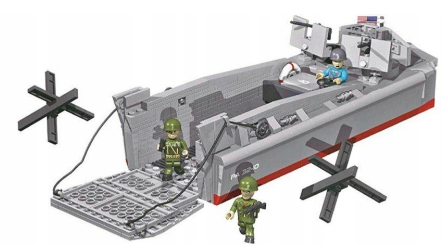 COBI 4813 LCVP HIGGINS BOAT BARKA DESANTOWA SKLEP - 9195900769 ...