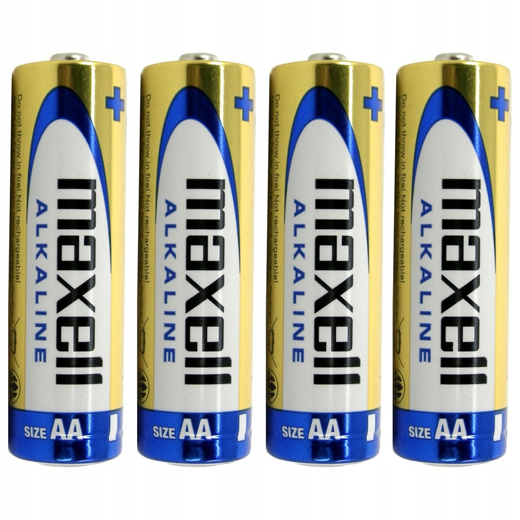 Bateria alkaliczna Maxell LR6 AA 1,5V 4 sztuki - 7793263673 - oficjalne ...