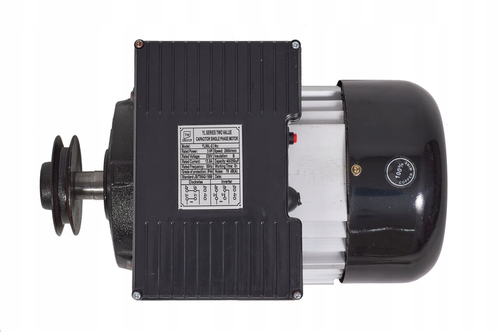 SILNIK ELEKTRYCZNY 230V 2,2kW/3HP NA MIEDZI - 7630553956 - oficjalne archiwum Allegro