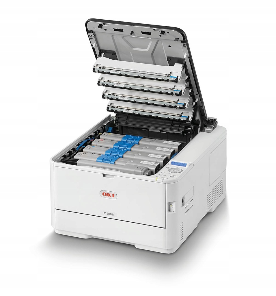 OKI C332DN drukarka laserowa kolor duplex lan wifi - 7582718344 ...