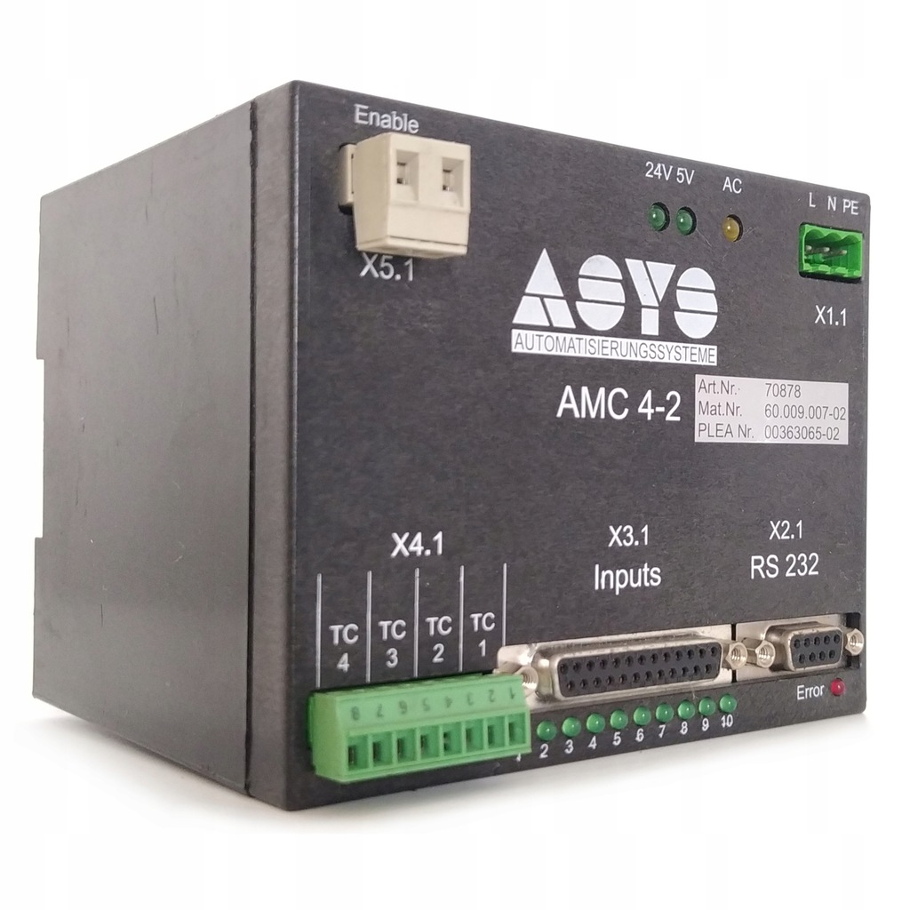 STEROWNIK ASYS PLC AMC 4-2 - 11188491090 - oficjalne archiwum Allegro