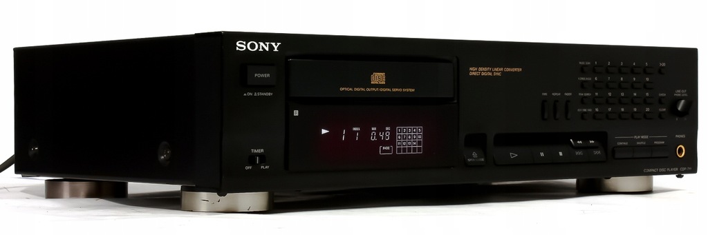 SONY CDP-711 MELODYJNY ODTWARZACZ CD CD-R - 12326179779 - oficjalne archiwum Allegro
