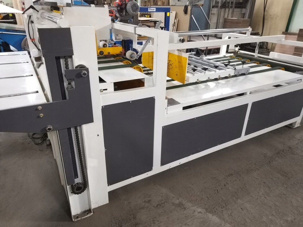 półautomatyczna sklejarka do kartonów klapowych 2800mm - 14576559204 - oficjalne archiwum Allegro