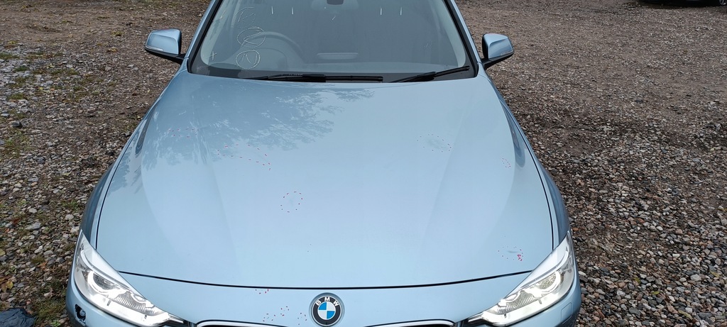 MASKA POKRYWA SILNIKA BMW F30 F31 B40 LIQUID BLUE - 14653336851 ...