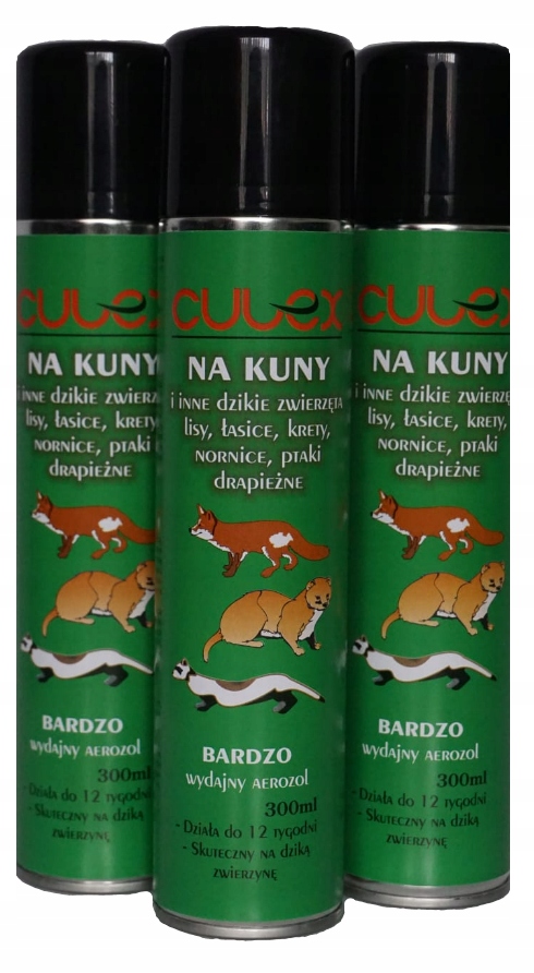Spray na kuny aerozol środek przeciwko kunom 300ml odstraszacz - 15511931591 - oficjalne ...