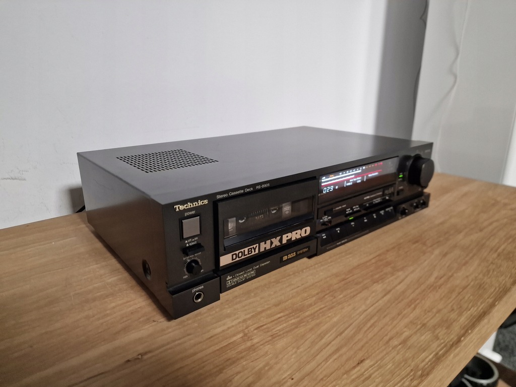 TECHNICS RS-B905 MAGNETOFON DECK JEDNOKASETOWY TOPOWY MODEL UNIKATOWY ...