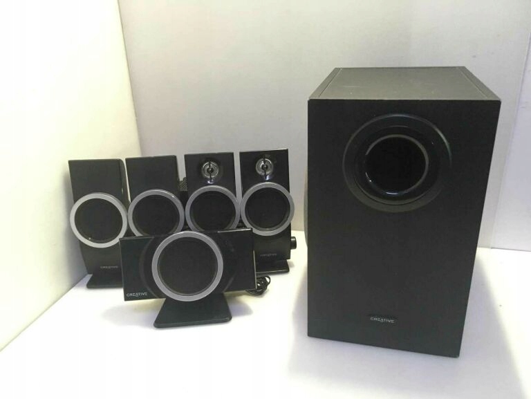 ZESTAW GŁOŚNIKÓW 5.1 CREATIVE INSPIRE T6100 - 11600035845 - oficjalne ...