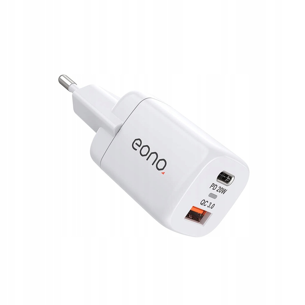 Eono Podwójna Ładowarka Sieciowa USB C A PD 20W - 12310489815 - oficjalne archiwum Allegro