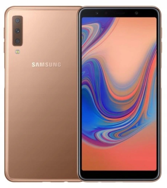 SAMSUNG Galaxy A7 2018 A750F 64GB GOLD złoty - 13522926392 - oficjalne archiwum Allegro