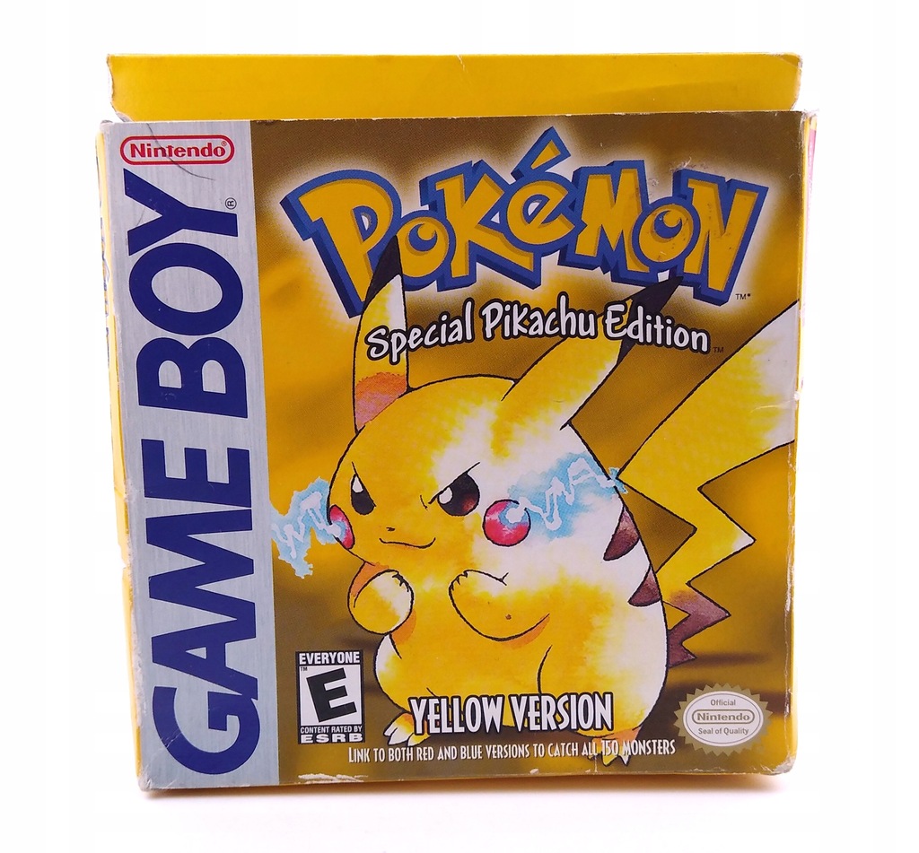 Pokemon Yellow Game Boy GB Nintendo Game Boy - 12624305731 - oficjalne ...