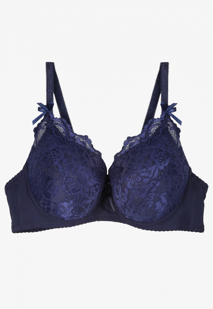 Born2Be Granatowy Biustonosz damski 90C Push-up - 13422349787 ...