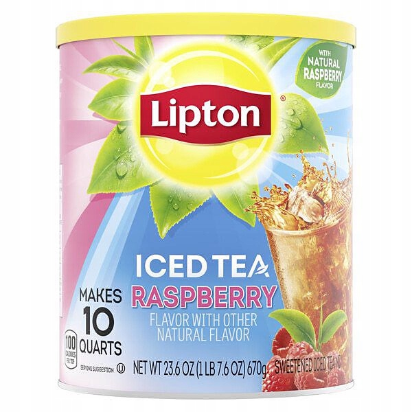 Herbata malinowa Lipton Iced Tea 670g z USA - 11161948820 - oficjalne ...