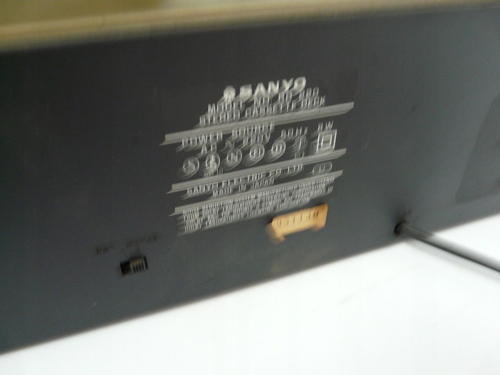 Magnetofon kasetowy SANYO RD-220 - 12714011242 - oficjalne archiwum Allegro