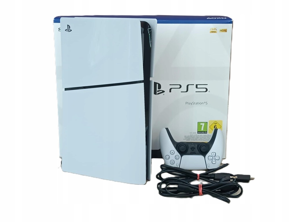 Konsola PS5 Sony PlayStation 5 CFI-2016 1TB z napędem / komplet / stan ...