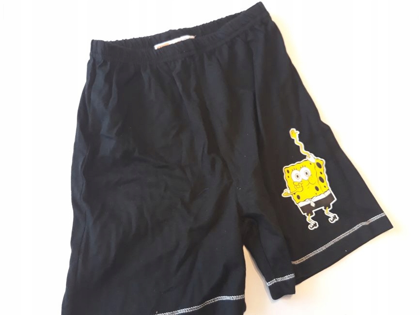 PRIMARK ŚWIETNE SPODENKI PIŻAMKA SPONGEBOB 122/128 - 7910589094 ...