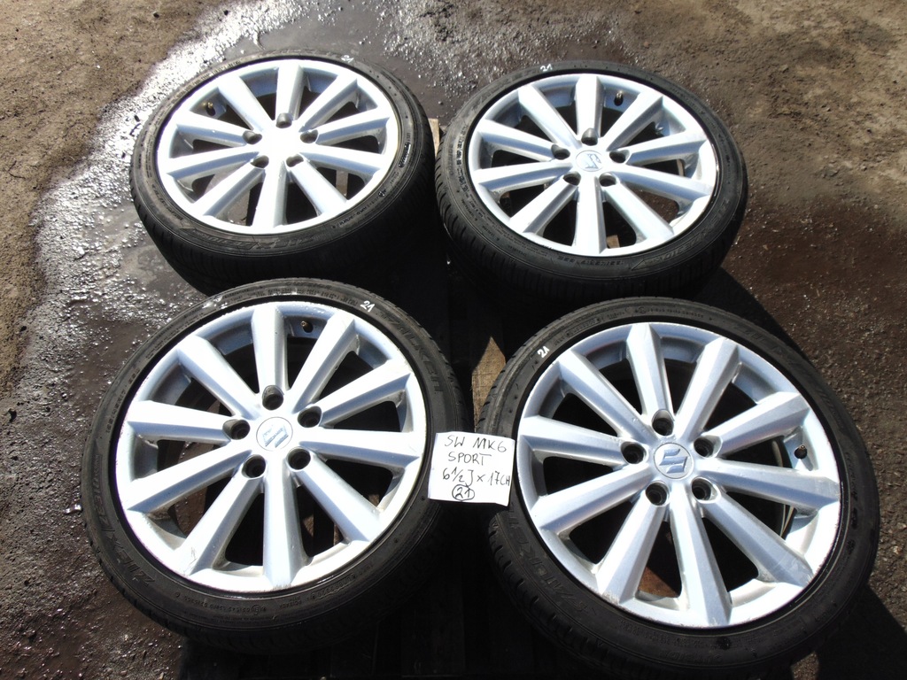 SUZUKI SWIFT MK6 III SPORT FELGI 17X6,5J 195/45R17 - 12765893879 ...