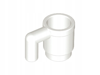 LEGO 3899 White Minifigure Utensil Cup kubek - 11296666105 - oficjalne ...