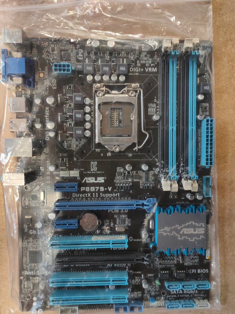 Płyta Główna Asus P8B75-V Intel B75 4x DDR3 RAM Socket 1155 ATX SLI - 14638555127 - oficjalne ...
