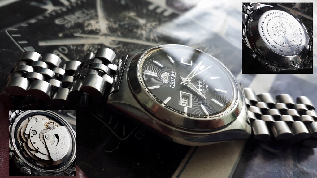 ORIENT automatic 46943 -- oryginał JAPAN -- ideał - 12922074148 ...