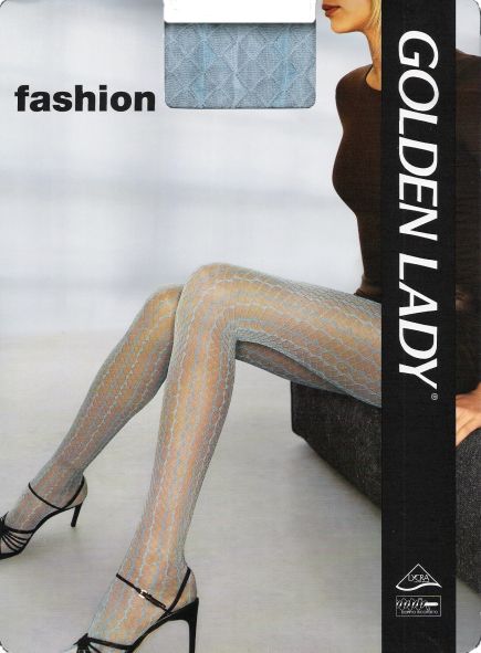 Rajstopy z wzorem Golden Lady Bizantino niebieskie - 10119335811 ...