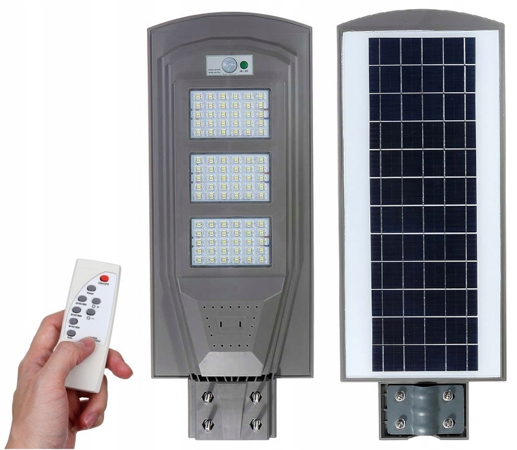 LAMPA ULICZNA LED 200W SOLARNA LATARNIA z PILOTEM - 9716486173 - oficjalne archiwum Allegro
