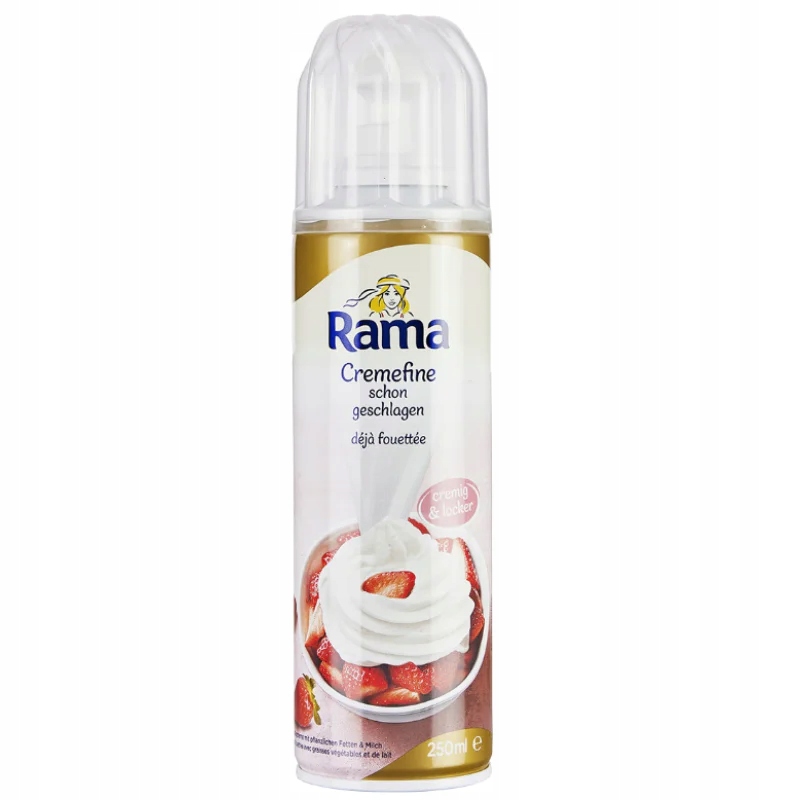 Rama Cremefine Spray Bita Śmietana 250ml - 15078205743 - oficjalne ...