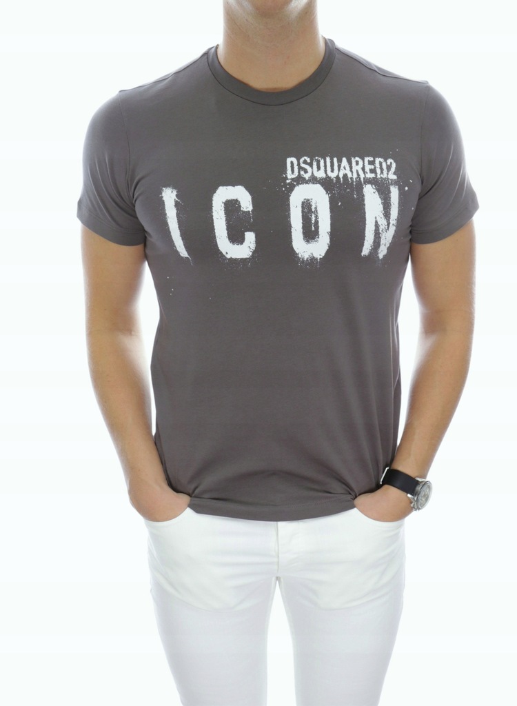 KOSZULKA T-SHIRT DSQUARED DSQUARED2 ICON L - 13638907519 - oficjalne ...